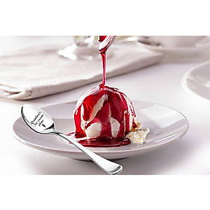 Grandpas Ice Cream Plow | Engraved Spoon Gift for Grandfather | Gift For Grandpa Daddy | Birthday Anniversary Christmas for Men | Stocking Stuffer Ice Cream Lovers Dessert Spoon | 7 Inches Spoon