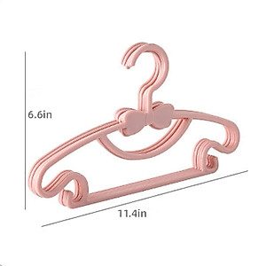 Plastic Baby Hangers 12pcs, Ultra-Thin Non-Slip Baby Hangers, Suitable for Boys and Girls' Closet Organization, Colorful Children's Hangers