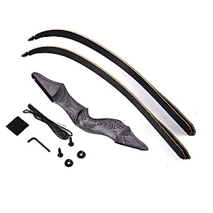 Obert Archery Takedown Recurve Bow 60inch 30lbs,35lbs,40lbs,45lbs,50lbs,55lbs,60bs Traditional Hunting Bows Target Shooting Practice for Right Hand (35.00)