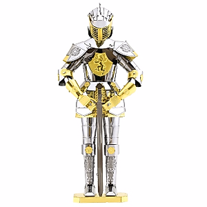 Fascinations Metal Earth European Knight Armor 3D Metal Model Kit