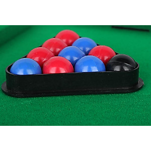 Mini Pool Table Tabletop Desktop Billiards Snooker Game with 2 Sticks, 11 Balls Home Office Desk Stress Relief Games