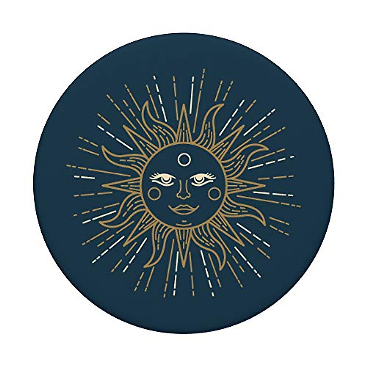 Sun Astrology Dark Blue PopSockets Swappable PopGrip