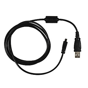 HQRP USB Data Transfer Cable Compatible with Sony Alpha A70 A100 A200 A300 A330 A350 A450 A850 A700 A900 DSLR Digital Camera Cord