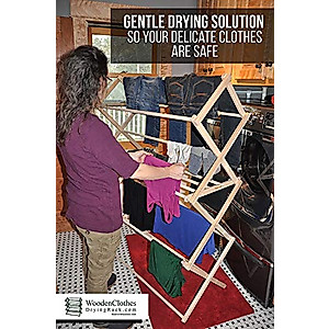 SXINDE Free Standing-Portable Garment Laundry Dryer-Collapsible Clothing Hanging Racks