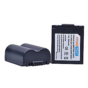 PowerTrust 2 Pack CGA-S006 CGR S006 S006E S006A S006 DMW-BMA7 DMW BMA7 Battery + LCD USB Charger for Panasonic DMC FZ7 FZ8 FZ18 FZ28 FZ30 FZ35