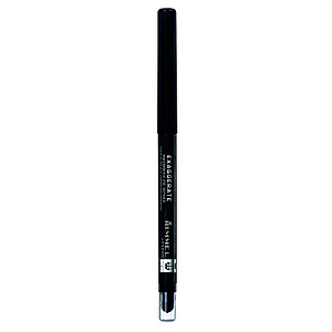 Rimmel London Exaggerate Waterproof Eye Definer Eyeliner, Highly Pigmented, Long-Wearing, Built-In Smudger, 264, Earl Grey, 0.01oz