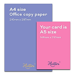 Huxters Funny Birthday Card for Her – A5 40th Birthday Cards for Women – Premium Matte Cardstock with Included Red Envelope – Humorous Rude Birthday Cards Ideal for Best Friend, Sister, Colleague