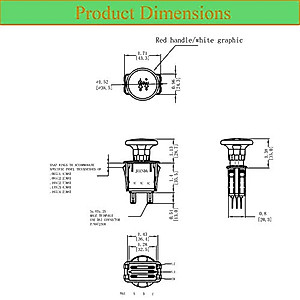 JEENDA Blade Clutch PTO Switch 00522100 01545600 Compatible with Ariens Gravely ProMaster PM100 EZR 1540 1542 1648 1740 1742 1842 2048 Most Zooms
