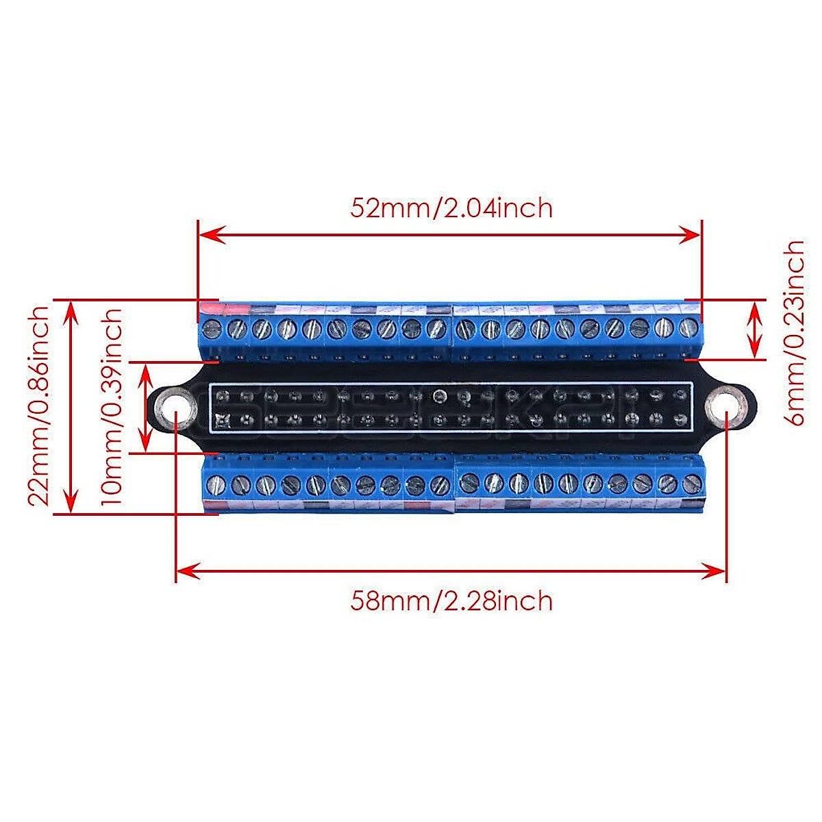 Mini Terminal Hat Expansion Board for Raspberry Pi 4B/ 3B+/ 3B/ 2B
