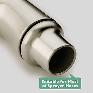 Sink Sprayer Replacement, Universal Kitchen Sink Sprayer,Houtingmaan Sink Sprayer Head, Kitchen Sink Side Sprayer Head, Brushed Nickel