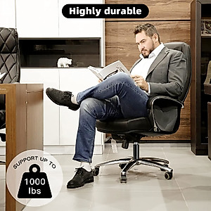 Office Chair Gas Lift Cylinder-Caster Wheels Replacement(Set of 5) for Hardwood Floors and Carpet，28'' Heavy Duty Office Chair Base Replacement