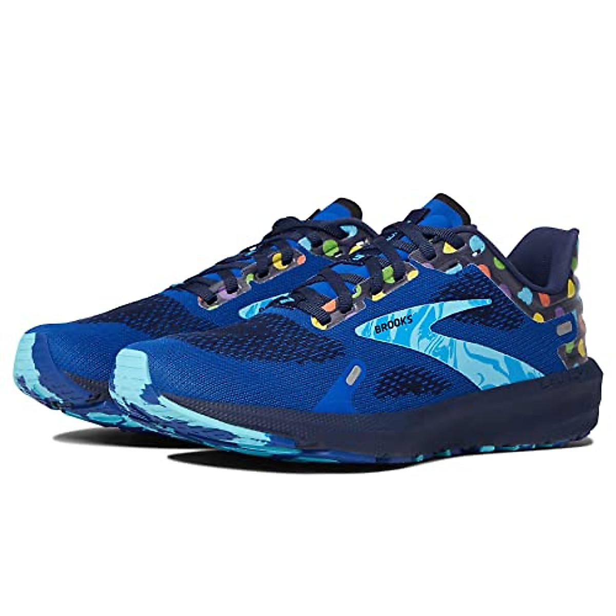 Brooks Women’s Launch 9 Neutral Running Shoe - Blue/Peacoat/Yellow - 8