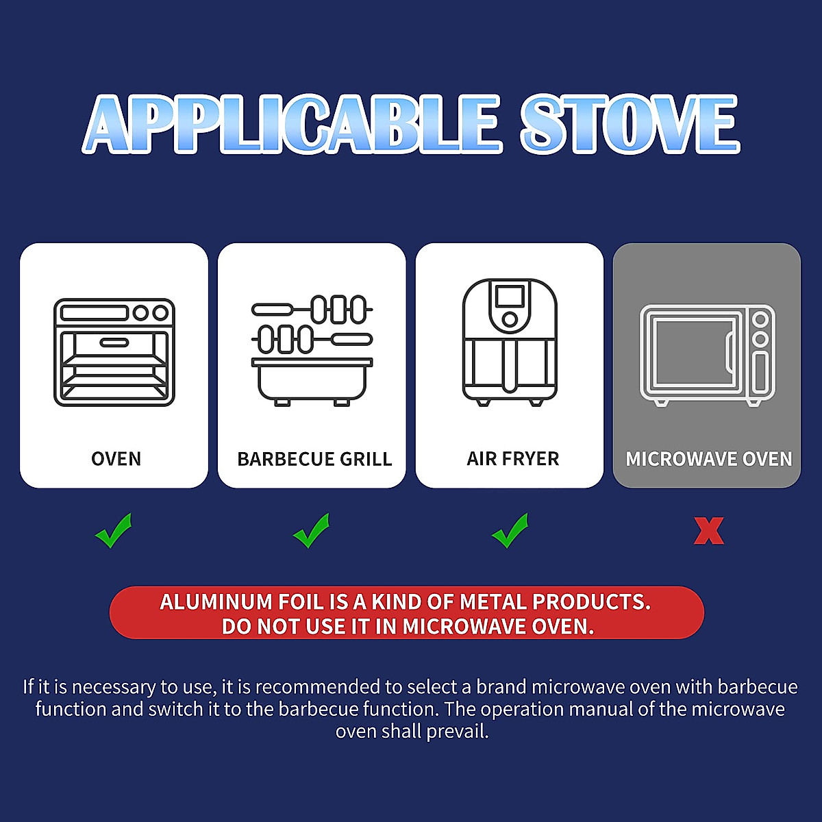 Aluminum Foil Roll 75 Feet Long Non-Stick Aluminum Foil Food Grade Foil Wrap Kitchen Suitable for Cooking, Roasting, Baking,BBQ and Family Parties