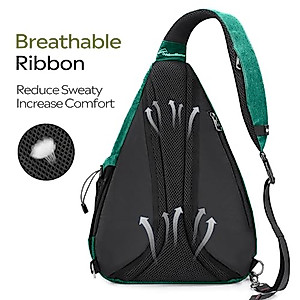 OutdoorMaster Sling Bag, Hiking Daypack, Crossbody Shoulder Chest Urban Outdoor Travel Backpack for Women & Men