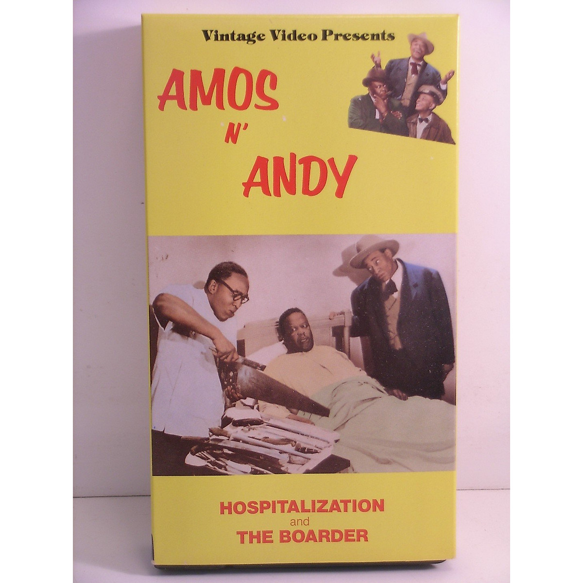 Amos n' Andy TV Show---"Hospitalization & The Boaeder"----VHS Video
