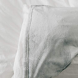 GRACED SOFT LUXURIES Bedding Fleece Minky Microfiber Soft King Blanket (Gray, King Size 108" x 90")