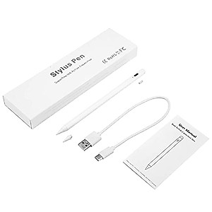 Stylus Pen Compatible with (2018-2020) Apple iPad, iPad Pencil with No Lag, High Precision, Tilt, Palm Rejection, for iPad 6th, iPad Mini 5th, iPad Air 3rd Gen, iPad Pro (11/12.9")