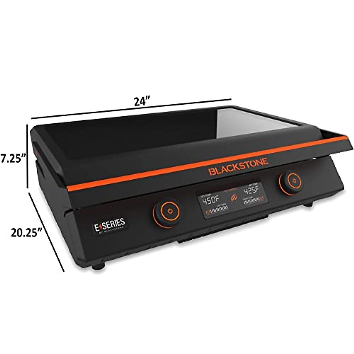 22 Inch Blackstone Electric Griddle Nonstick with Lid, 8001 E-Series Tabletop Large Griddle with Blackstone Griddle Accessories and Reusable Gloves and Cloth (8001-8202-GL-CL)