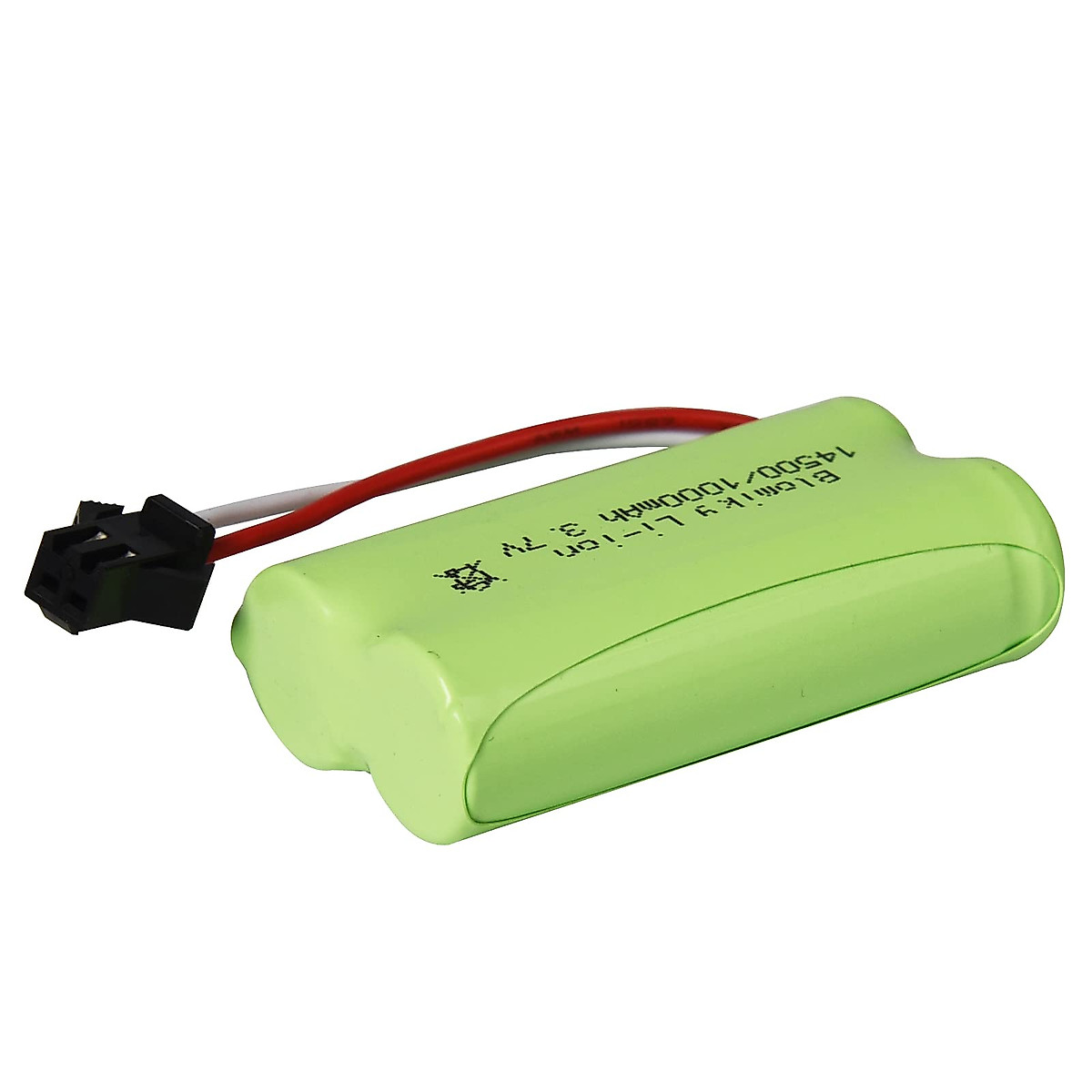 Blomiky 3.7V 1000mAh 2 Pack Lithium-ion Rechargeable Battery with SM2P Plug and Charger Cable for Remote Control Trucks / 813A Battery 2