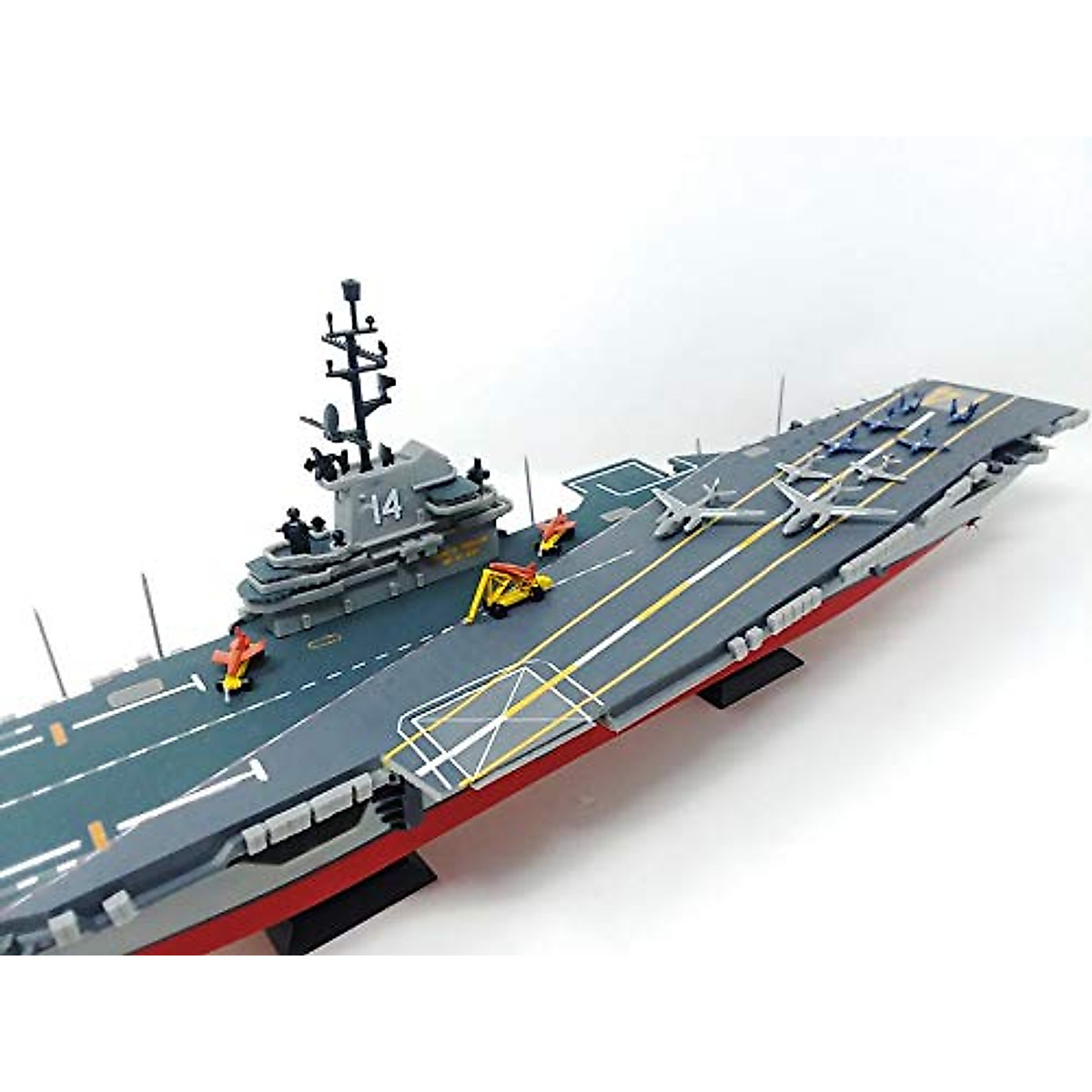 Atlantis USS Ticonderoga CV-14 1/500 Angled Deck Aircraft Carrier Toy and Hobby Plastic Ship Model kit Made in The USA