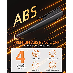 Nicpro 2Pack Carpenter Pencil with Sharpener, Mechanical Carpenter Pencils with 26 Refills (Red, Black, Yellow), Deep Hole Marker Construction Heavy Duty Woodworking Pencils for Architect