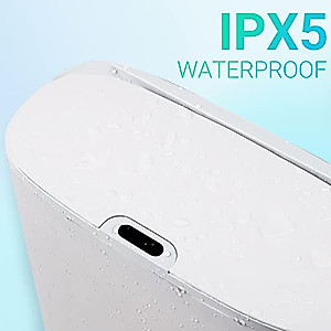 stonespace Motion Sensor Bathroom Trash Can with Lid, Small Automatic Garbage Can with Lid, Waterproof Narrow Trash bin for Bedroom, Kitchen, Office, 3.4 Gallon