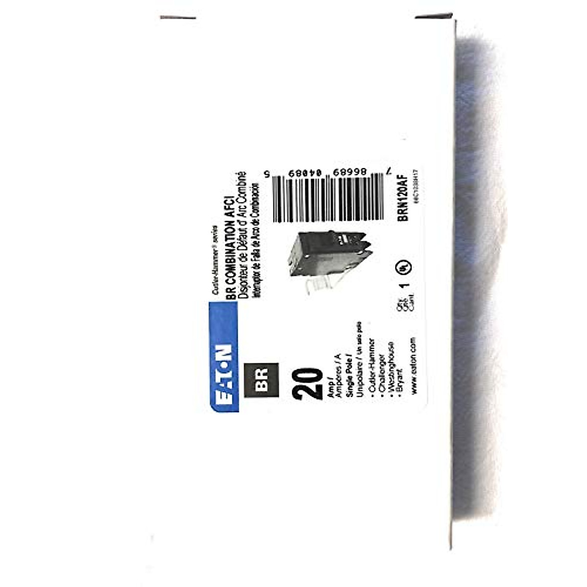 Eaton 20 amps Plug In Single Pole Circuit Breaker