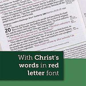 Tyndale NLT Life Application Study Bible, Third Edition, Large Print (LeatherLike, Brown/Mahogany, Red Letter) – New Living Translation Bible, Large Print Study Bible for Enhanced Readability