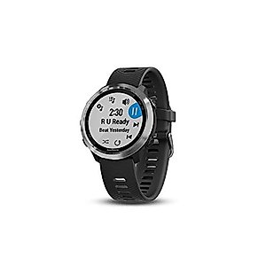 Garmin 010-01863-20 Forerunner 645 Music, GPS Running Watch with Pay Contactless Payments, Wrist-Based Heart Rate and Music, 1.2 inch, Black (Renewed)
