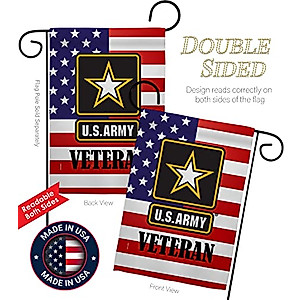 US Army American US Flag Home Decor Armed Forces Rangers Official Licensed United State Military Banner Wall Hanging Veteran Gifts Retire Yard Tapestry Decorative Cemetery Garden Rememberance Made in USA