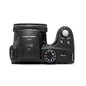 KODAK PIXPRO Astro Zoom AZ255-BK 16MP Digital Camera with 25X Optical Zoom 24mm Wide Angle 1080P Full HD Video and 3" LCD (Black)