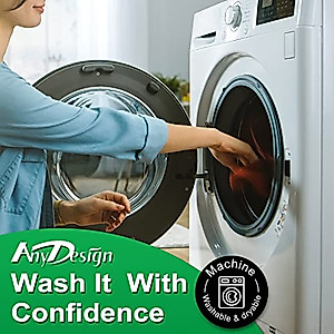 AnyDesign St. Patrick's Day Kitchen Dish Towels 18 x 28 White Black Buffalo Plaids Dishcloth Lucky Shamrock Clover Truck Drying Cloth Tea Towel Irish Decorative Hand Towel for Cooking Baking, 4 Pack