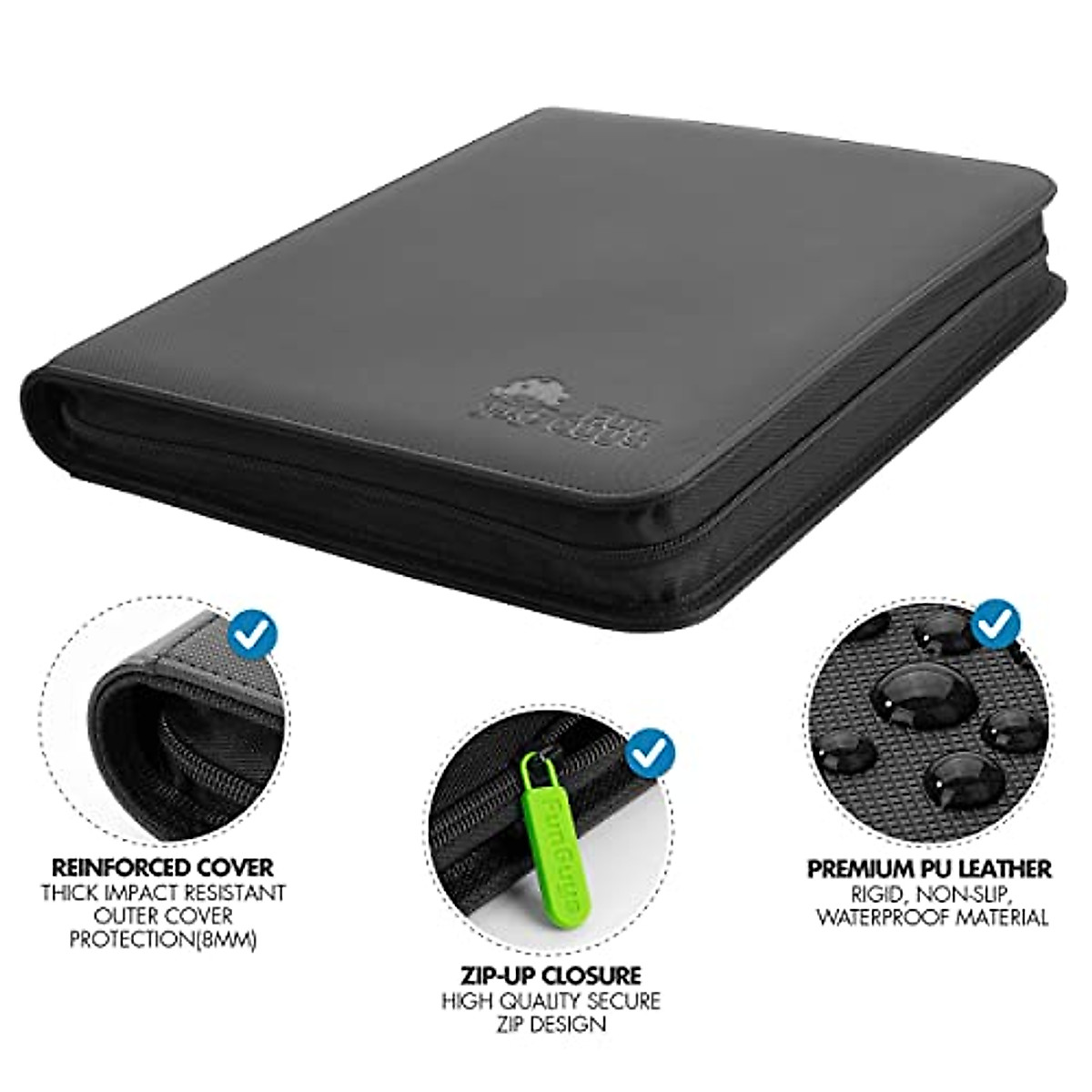 Toploader Binder, Trading Card Binder Storage, 252 9 Pocket Top Loader Binder, Pokemon Binder, Card Collection Binder, Yugioh Cards Binder, MTG Card Binder, TCG Binder, Card Folders for Trading Cards