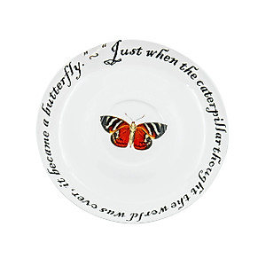 Tea Cups London Cup & Saucer Butterfly, 210 ml (7 fl oz)