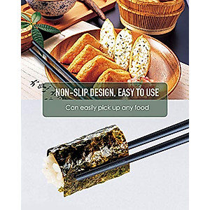 YUNDUOJIA Glass Fiber Chopsticks-Reusable Japanese-style, Chinese-style and Korean-style Chopsticks, Dishwasher-safe, ï¼ˆ2 Pairs Gift Setï¼‰