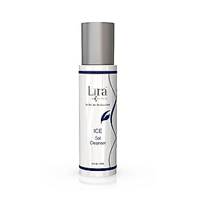 Lira Clinical ICE Sal Cleanser - 6 fl oz Cooling Face Wash for Oily Skin & Acne-Prone Skin- with Salicylic Acid, Mastiha, Peptides, & Plant Stem Cells