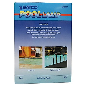 Satco 7007 Pool And Spa Bulb 500W 130V, Frosted
