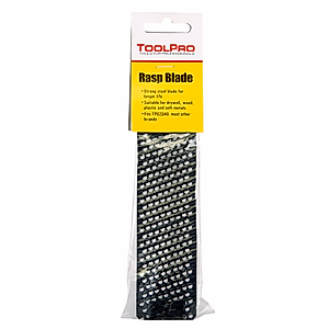 ToolPro Drywall & Ceiling Tile Pocket Rasp with Replaceable Rasp Blade - Professional Construction Finishing Tool, Blade Can Be Easily Replaced On-Site (Replacment Rasp Blade)