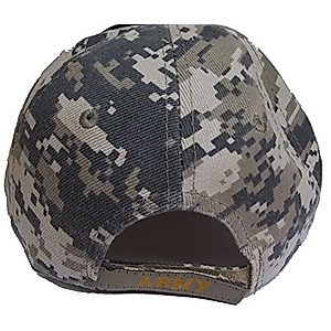 United States Army CAMO Baseball Style Embroidered HAT Flag us USA Cap
