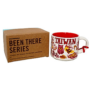 Starbucks Been There Series Taiwan Ceramic Demitasse Ornament Mug, 2 Oz