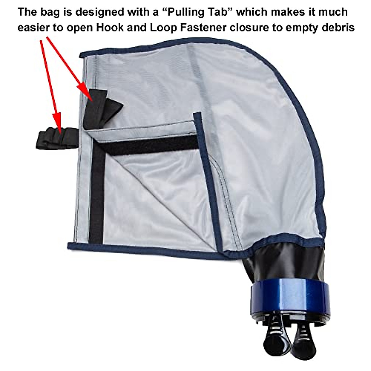 ATIE Innovative Design Pool Cleaner Double Chamber All Purpose SuperBag 39-310 with Hook and Loop Fastener Closure for Zodiac Polaris 3900 Sport and P39 Pool Cleaners SuperBag 39-310 (2 Pack)