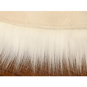 Woolous Cloud Faux Fur Rug - Nursery Fluffy Shaggy Cloud Shape White Rug - Faux Sheepskin Fur Area Rug Carpet - Kids Rug for Cozy Bedroom Decor - Living Room Rug (2 Pack, 2.4x1.8 ft)