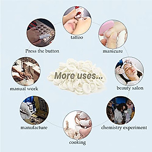 Finger Cots, Inartato Latex Finger Protectors Rubber Finger Tips Sleeves Toes Gloves Multi-Used for Handmade, Beauty Nail, Tattoo Electronic Repair Apply (Medium Size 300 Pcs Per Case)