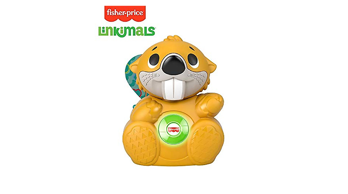 Fisher-Price Linkimals Boppin’ Beaver Toy for Babies - Fun & Educational