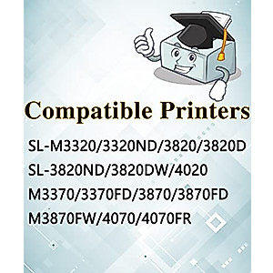 (1-Pack, Black) Compatible Samsung 203L MLT-D203L Toner Cartridge D203L Used for Samsung ProXpress SL-M3320ND SL-3310 M3370FD M3820DW M3870FW M4020ND M4070FR M4070FX Printer, by MuchMore