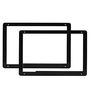Gerioie Monitor Case, Screen Case, 7 Inch Full-View for Support Raspberry Pi(Metal Bracket Shell)