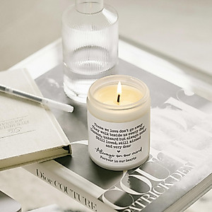 Shqiueos Sympathy Gifts for Loss of Loved One, Memorial Gifts Lavender Scented Candle 7Oz, Bereavement Gifts, Thinking of You, Grief Gifts, Funeral Comfort Condolence Remembrance Christmas Gifts