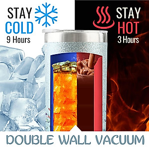 Onebttl Snowman Gifts for Women, Unique Snowman Tumbler for Snowman Lovers, 20oz Stainless Steel Skinny Tumbler With Cute Snowman Pattern, Gift Box Included, Snowman Gifts for Girls