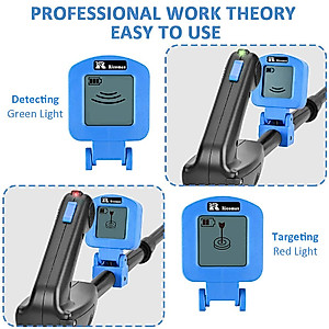 Metal Detector for Kids - Kid Metal Detector Junior 7.4 Inch Waterproof Search Coil Junior Metal Detector LCD 24 Inch to 35 Inch Adjustable Stem Buzzer Vibration Sound 2 Pouds Lightweight Easy to Use