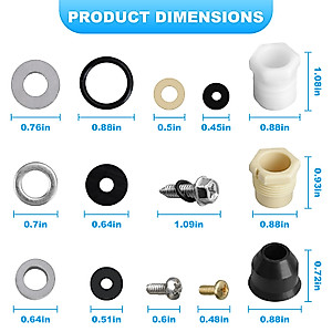 for Prier 630-7755 Wall Hydrant Repair Kit Fit Mansfield Wall Hydrants